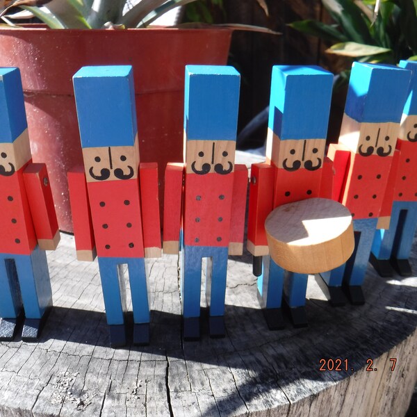 Wooden Toy Soldiers - Etsy