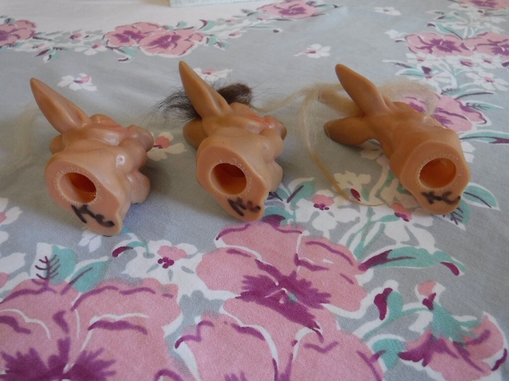 Troll Donkey Finger Puppets 1964 Dam - Etsy