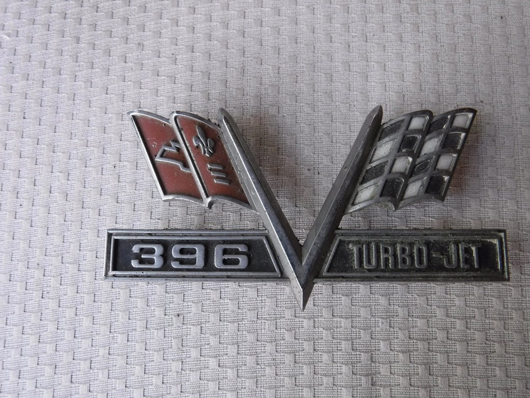 Chevrolet 396 Turbo-jet Flag Fender Emblem Malibu SS Mercury - Etsy