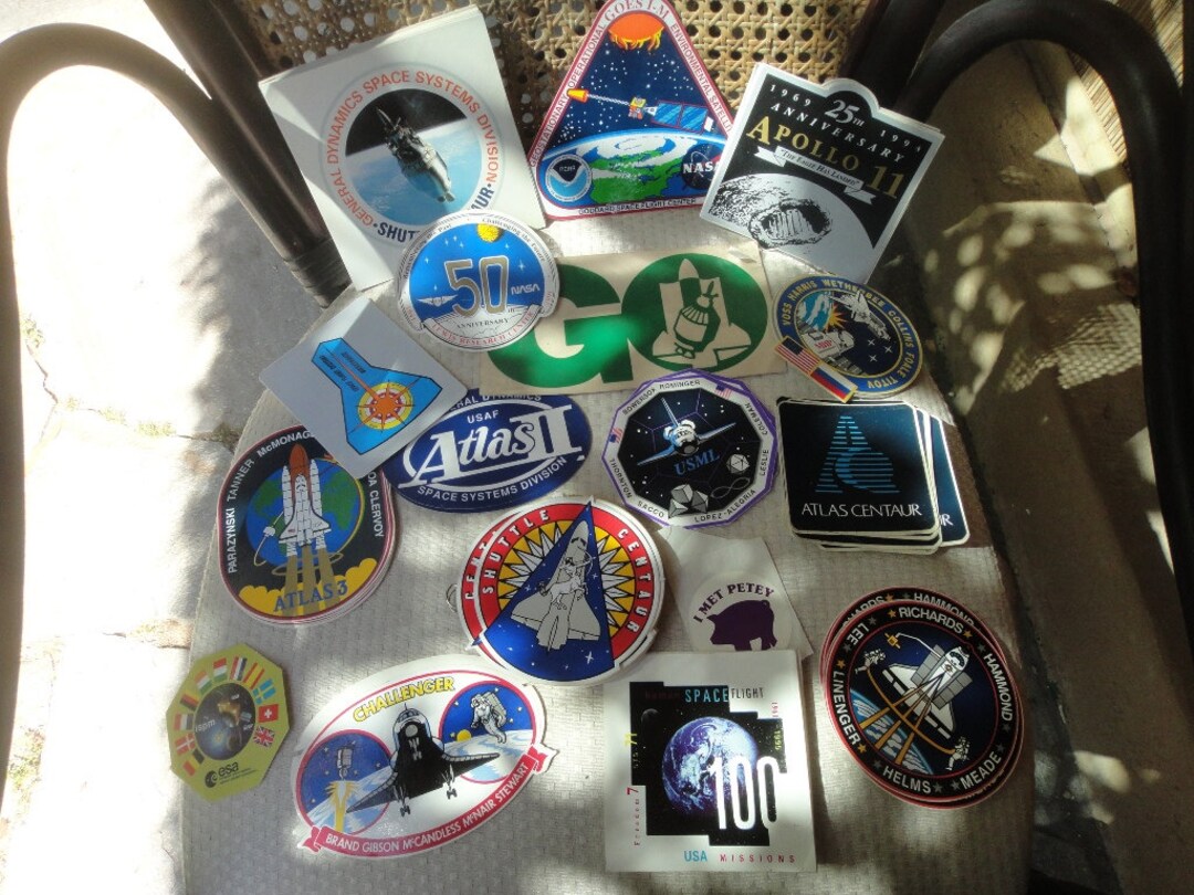 Space Shuttle and Related Sticker Lot of 96 - Etsy