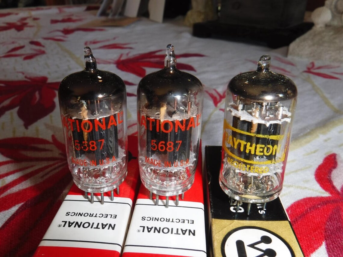 5687 National Eletron Tubes and Raytheon - Etsy