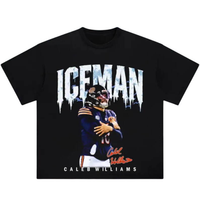 Caleb Williams "ice Man" 90s Graphic, Chicago Football (PNG, SVG ...