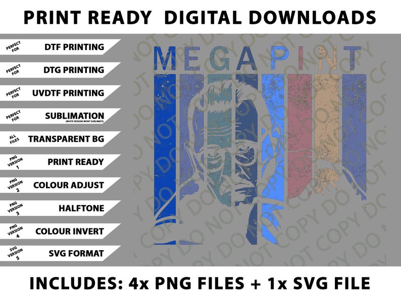 A Mega Pint Shirt, Johnny Depp Png Bundle, SVG Files, Digital Downloads ...