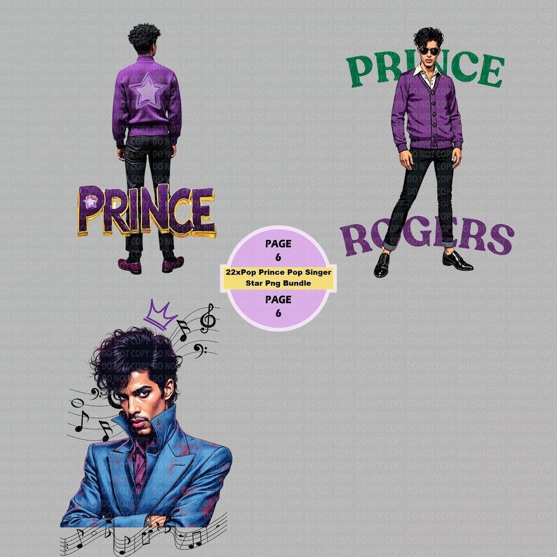 22xpop Prince Pop Singer Star Png Bundle, DTF Png, Sublimation Bundles ...