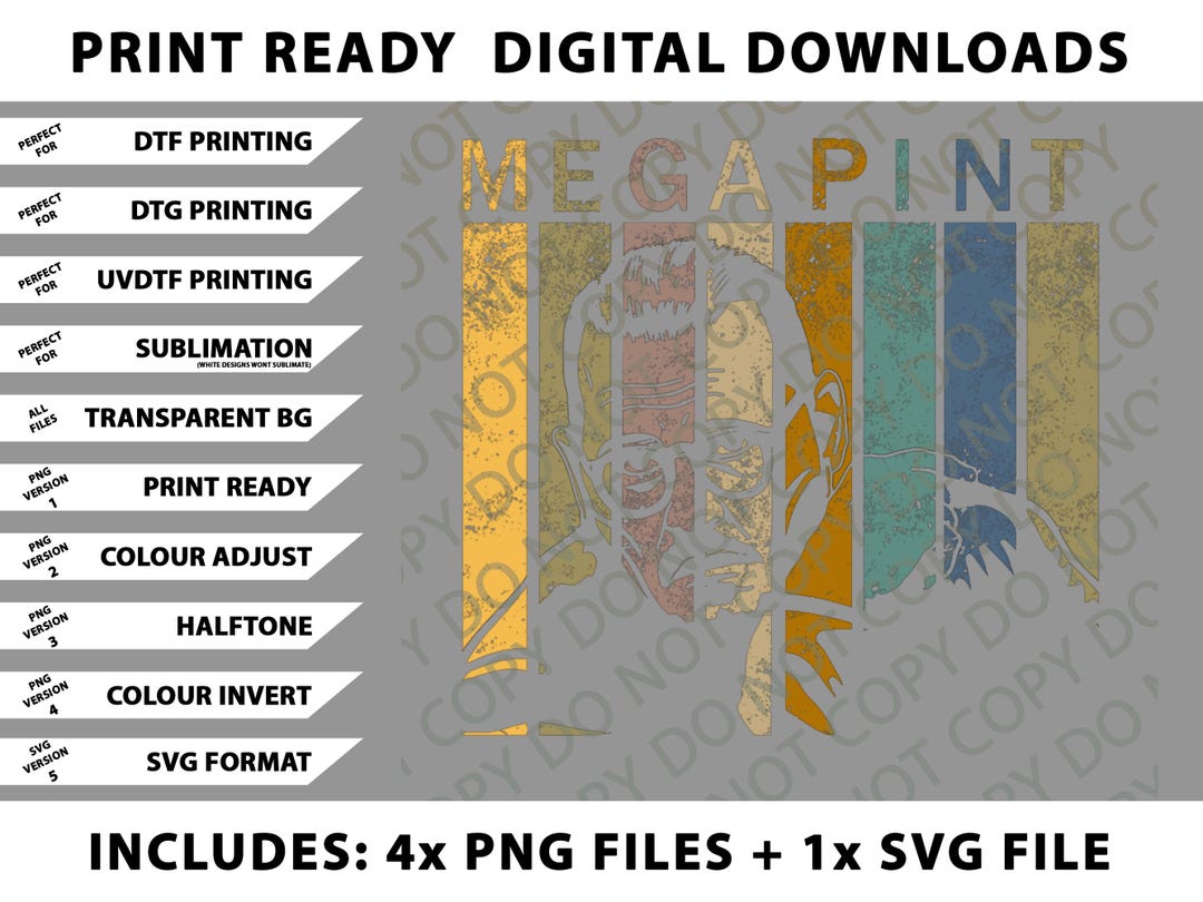 A Mega Pint Shirt, Johnny Depp Png Bundle, SVG Files, Digital Downloads ...