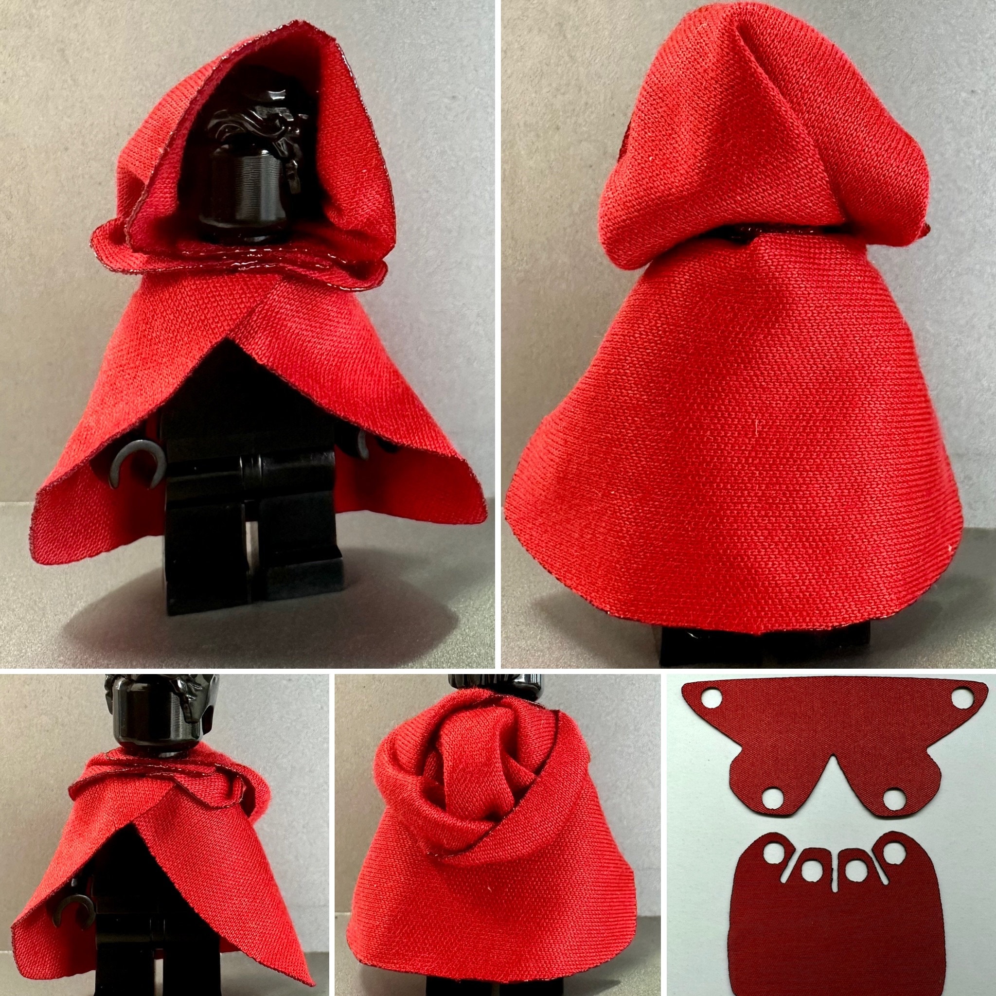 Pick 5 Custom Cloak and Hood for Lego Minifigures Cloth Capes - Etsy