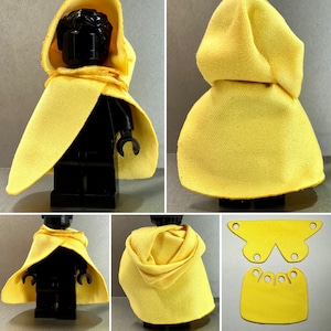 Pick 5 Custom Cloak and Hood for Lego Minifigures Cloth Capes Variety ...