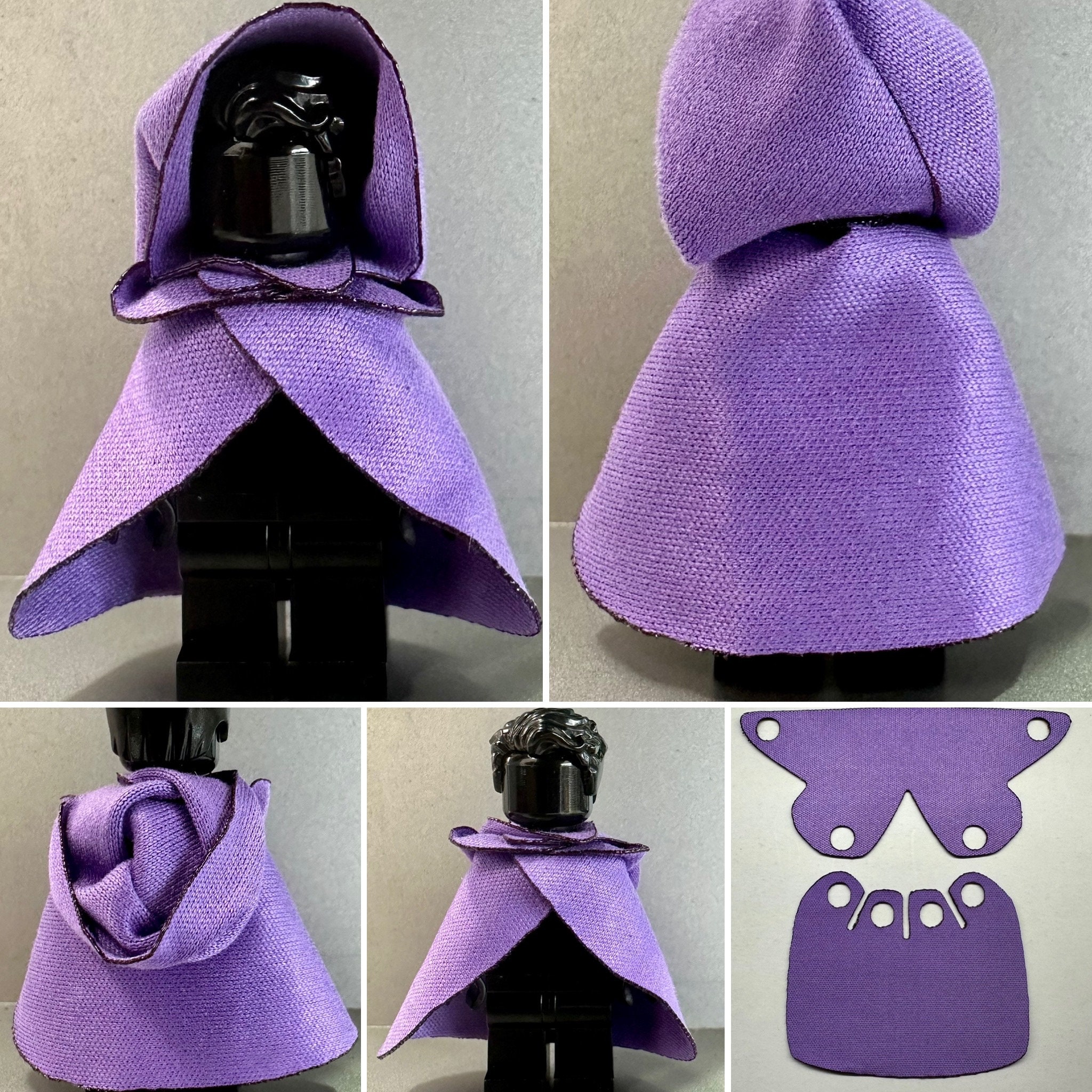 Pick 5 Custom Cloak and Hood for Lego Minifigures Cloth Capes - Etsy