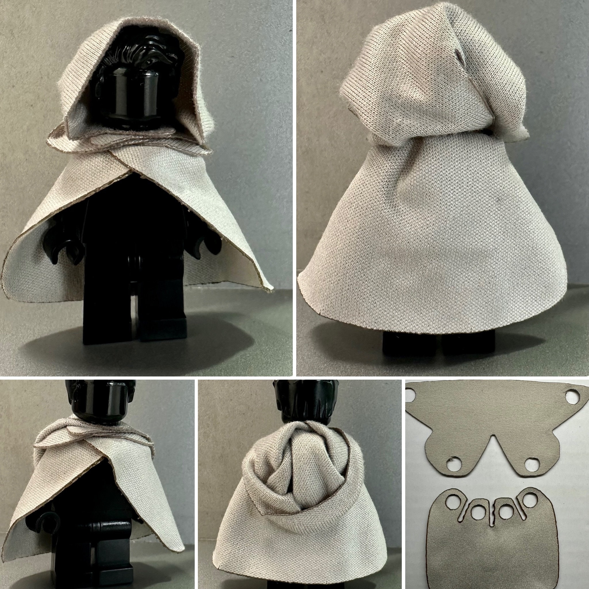 Pick 5 Custom Cloak and Hood for Lego Minifigures Cloth Capes - Etsy