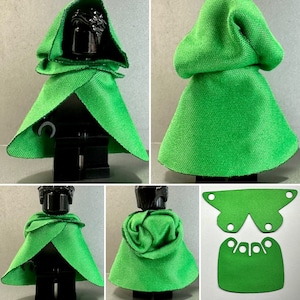 Pick 5 Custom Cloak and Hood for Lego Minifigures Cloth Capes Variety ...