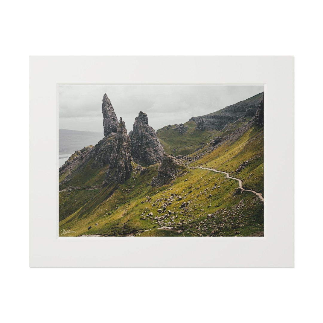 Old Man of Storr Landscape Fine Art Print | Scottish Isle Seascape ...