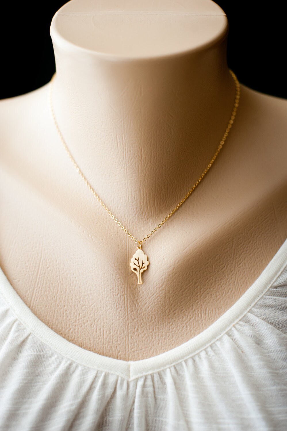 Little Tree Necklace Available in Silver and Gold Single - Etsy