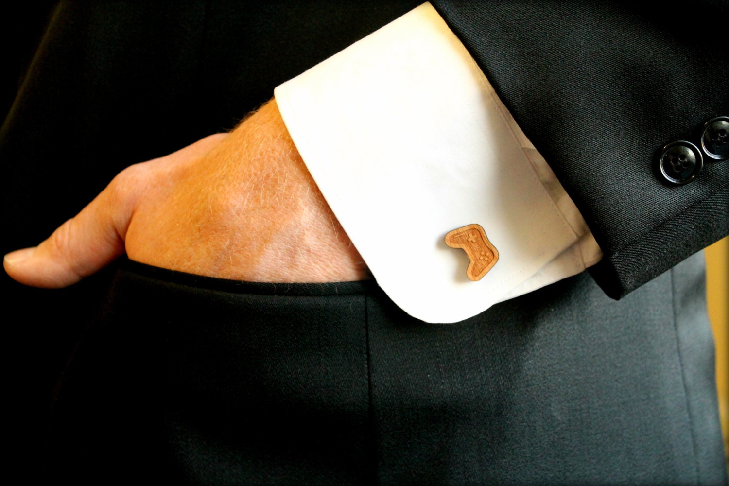 Video Game Controller Cuff Links Laser Cut Wood Groom | Etsy