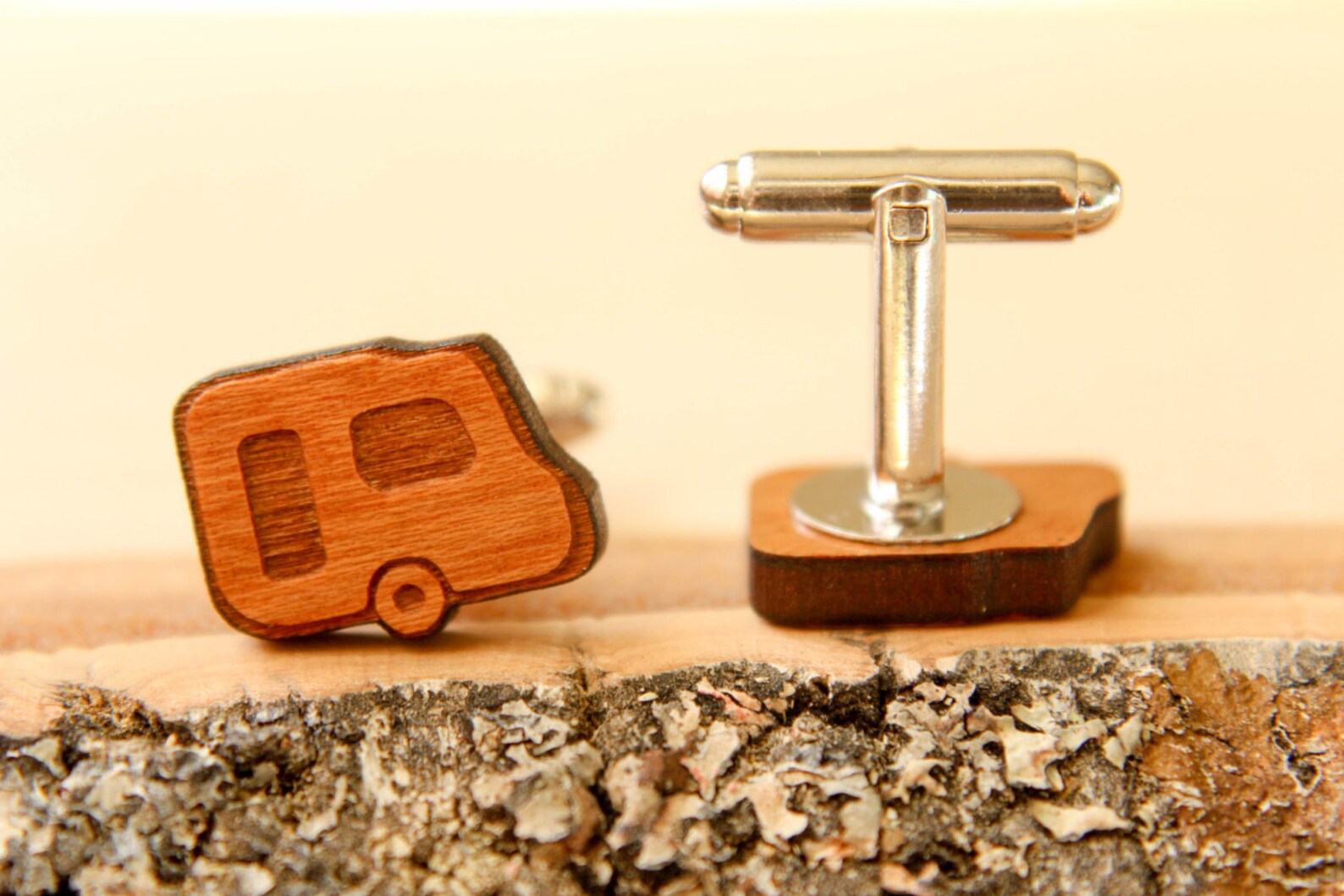 Camper Trailer Cuff Links, Laser Cut Wood - Etsy