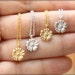 Simple Daisy Necklace, Available in Silver and Gold - Etsy