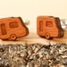 Camper Trailer Cuff Links, Laser Cut Wood - Etsy