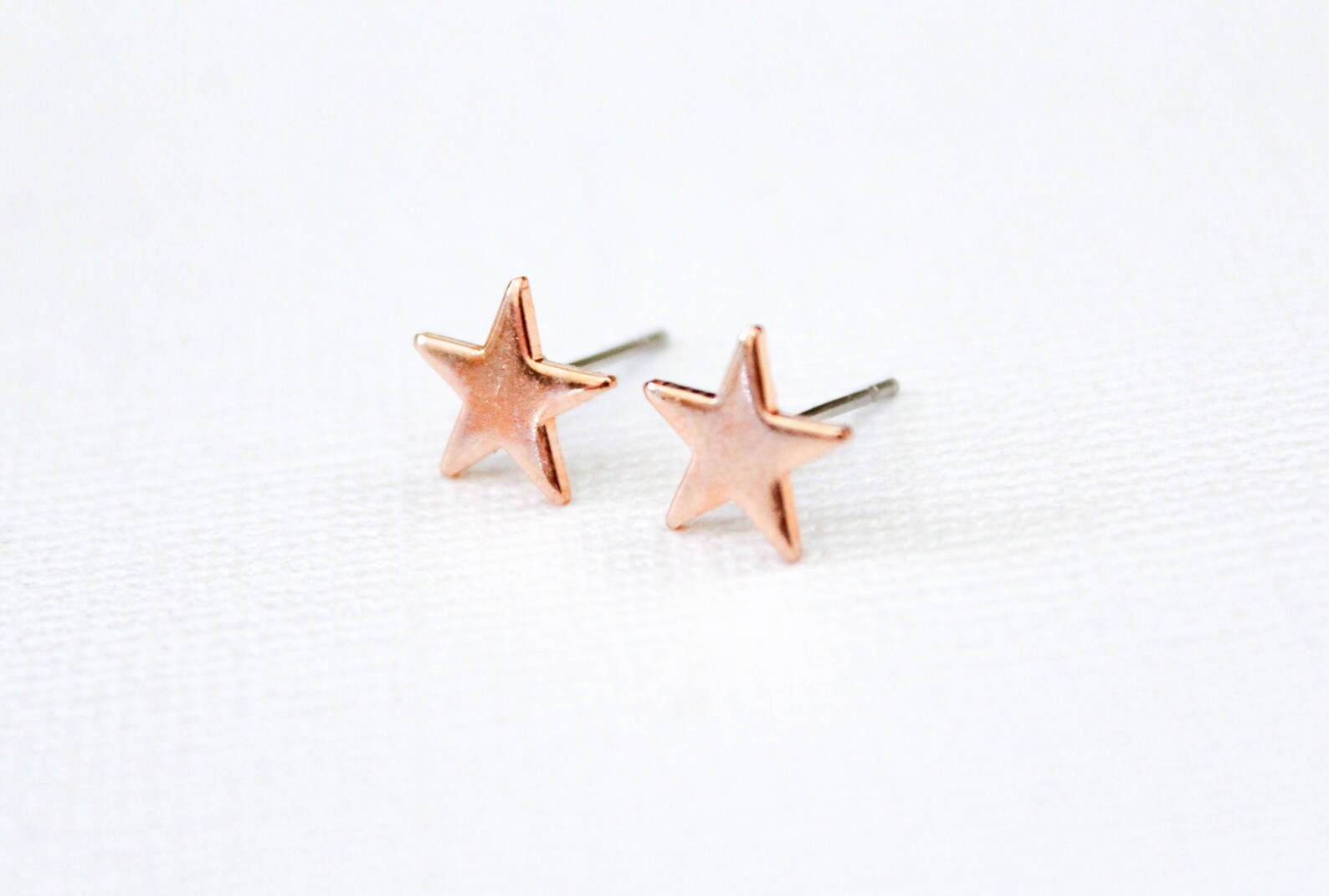 Small Star Earring Studs Available in Multiple Finishes | Etsy