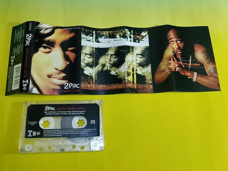 Tupac Shakur – Greatest Hits Cassette Tape | Hip-hop / Rap | Classic ...