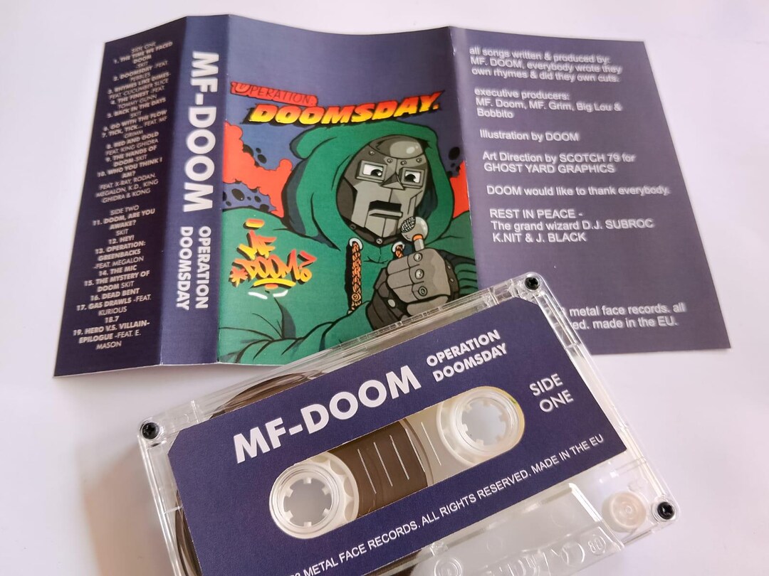 MF DOOM – Operation: Doomsday Cassette Tape | Underground Hip Hop ...