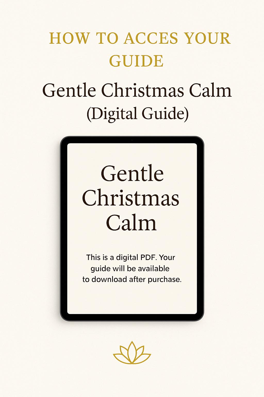 Gentle Christmas Calm – A Soft Nervous System Companion for Overwhelmed ...