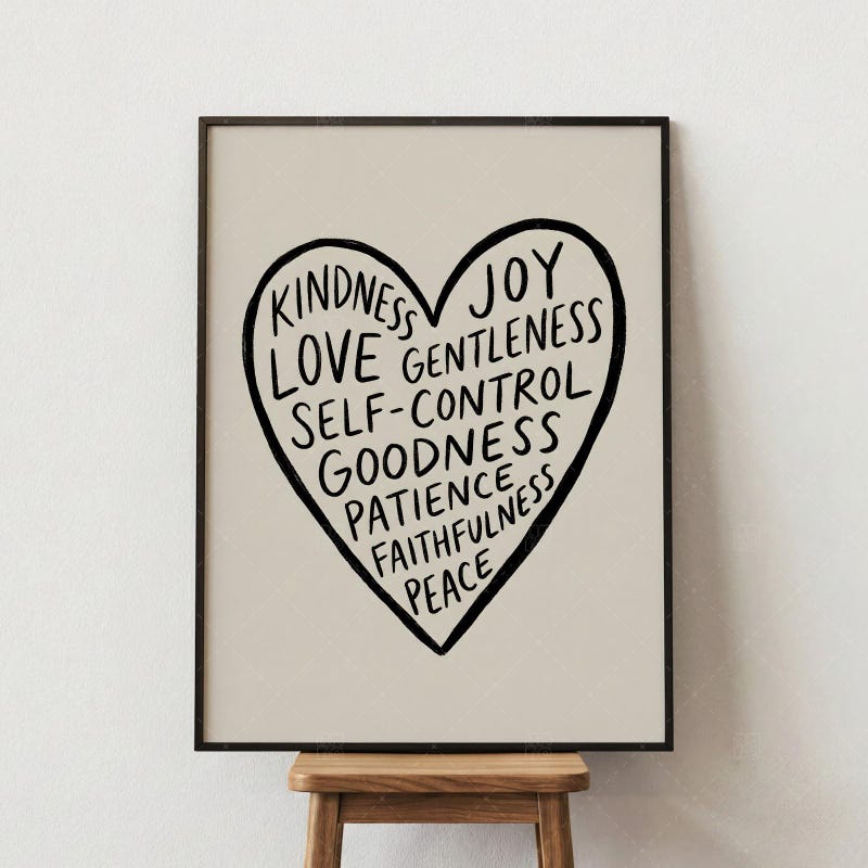 Christian Typography Poster - Etsy