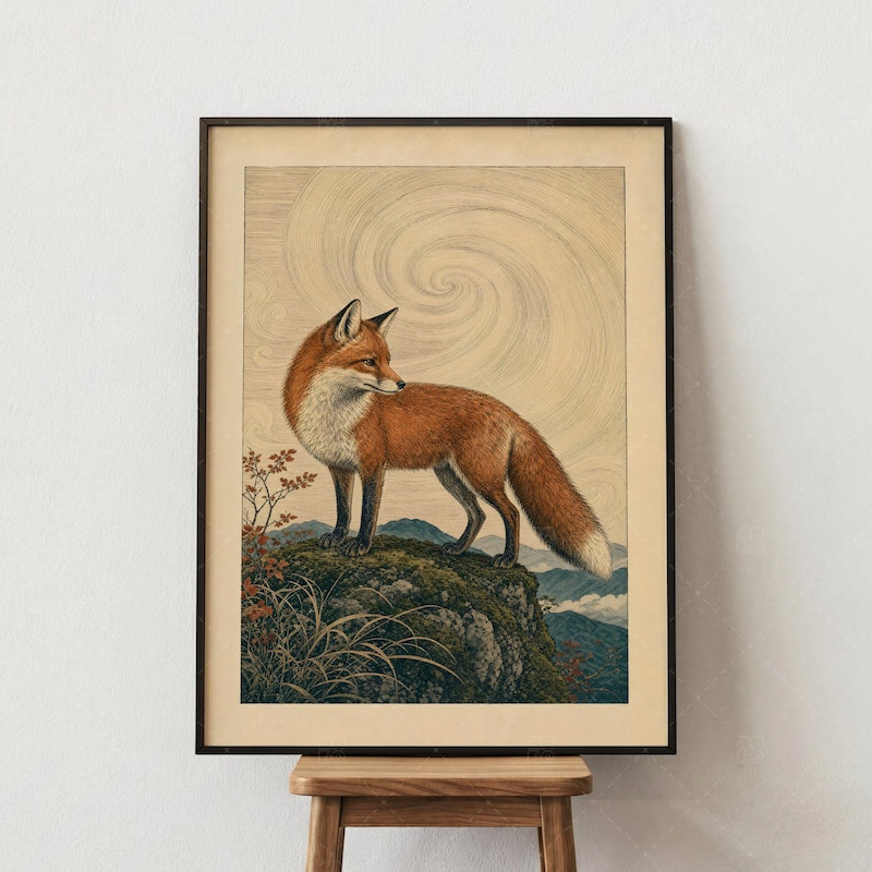 Wildlife Poster Landscape - Etsy
