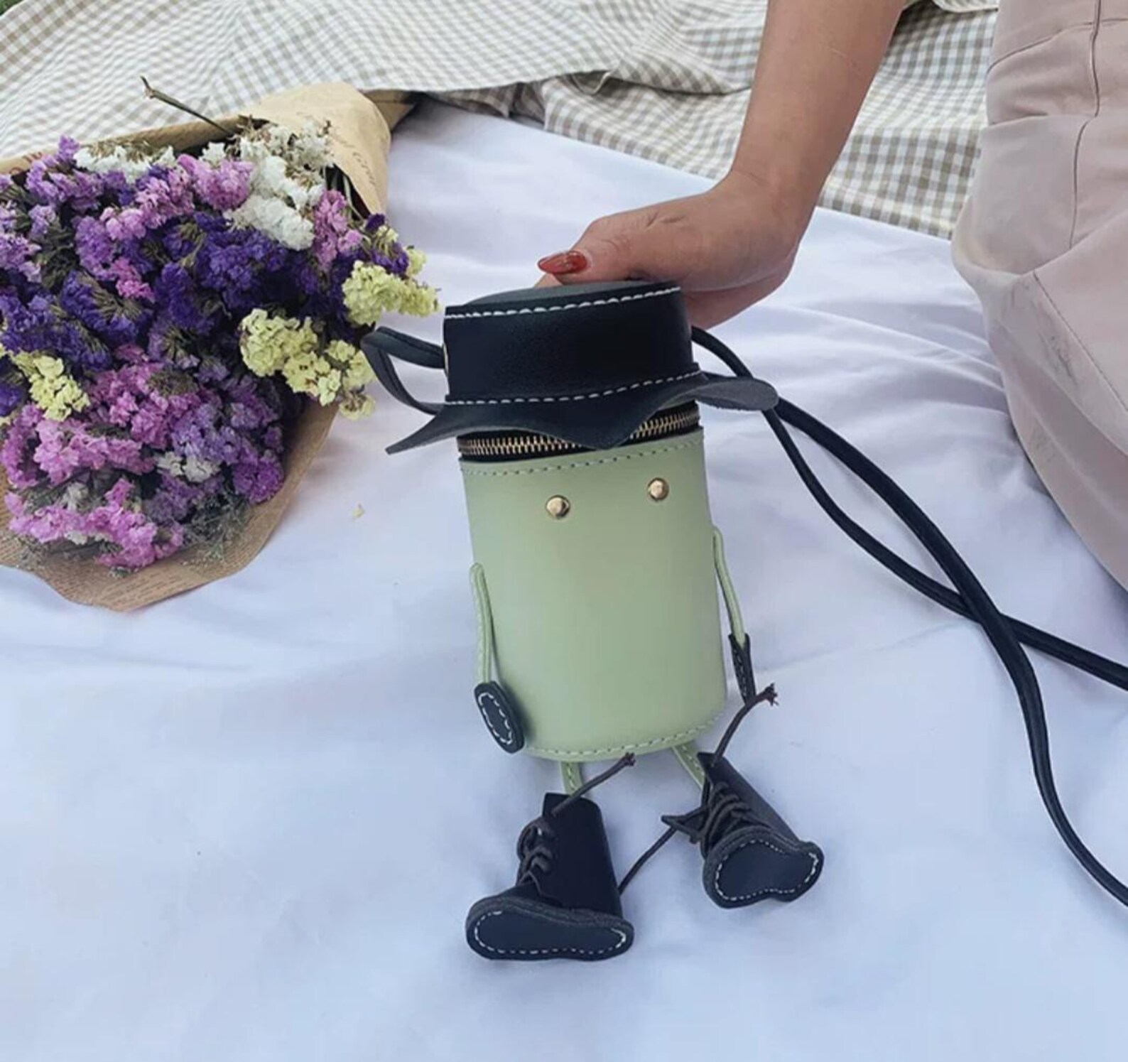 Cute Mini Crossbody Bag, Cartoon Character Purse, Unique Small Shoulder ...