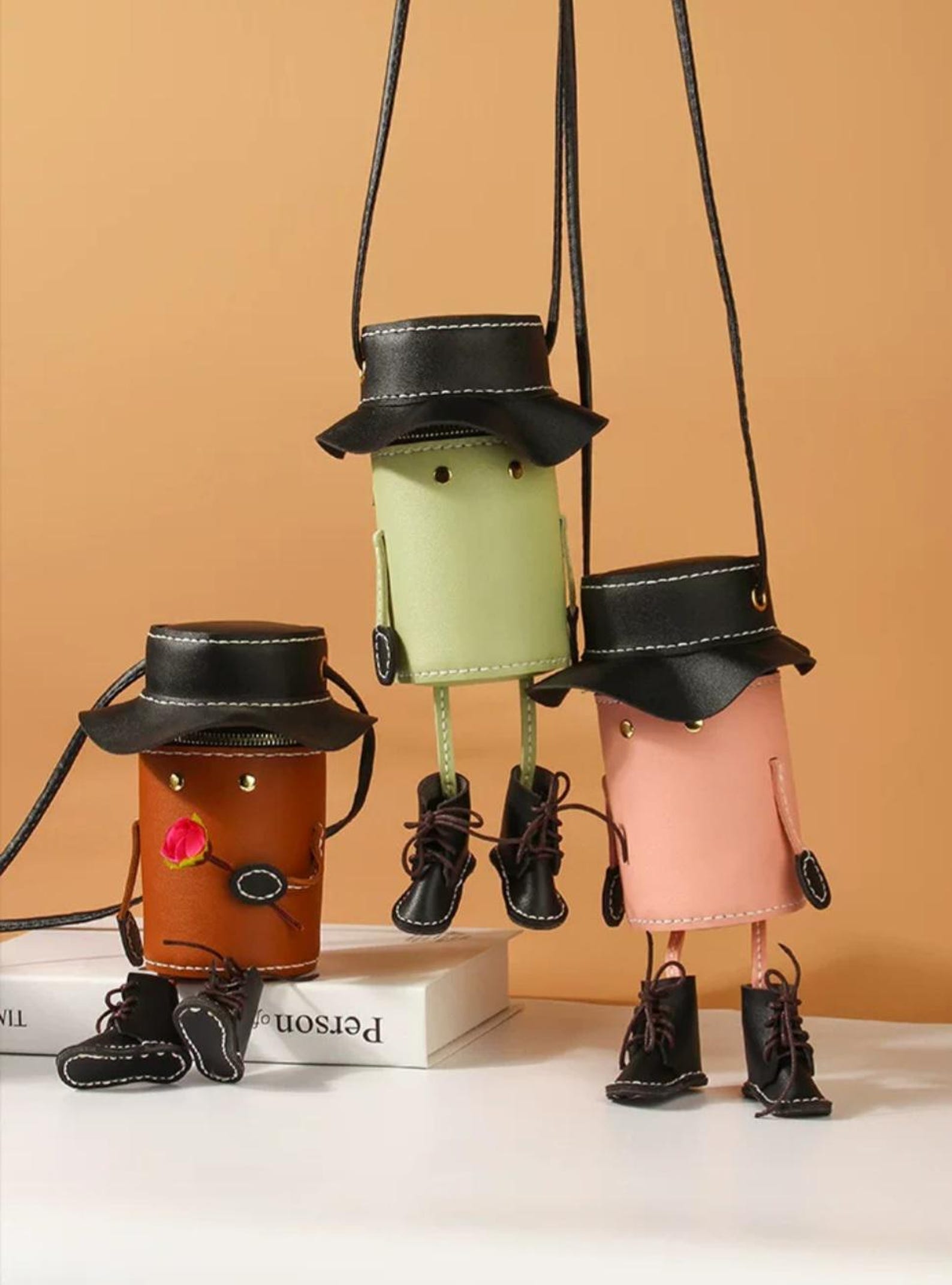 Cute Mini Crossbody Bag, Cartoon Character Purse, Unique Small Shoulder ...