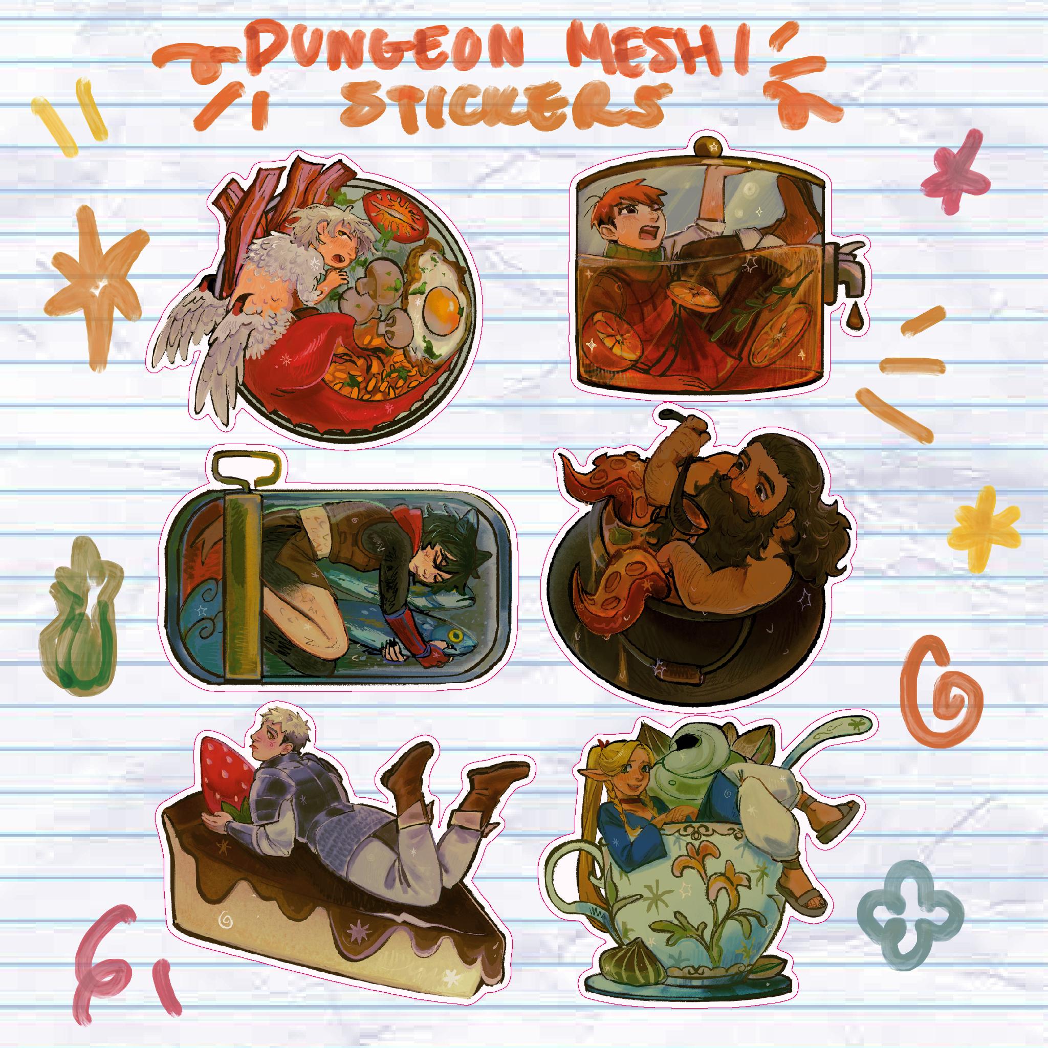 Dungeon Meshi Stickers Stickers - Etsy