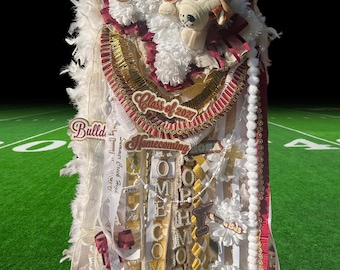 Small Texas Homecoming Mum - Etsy