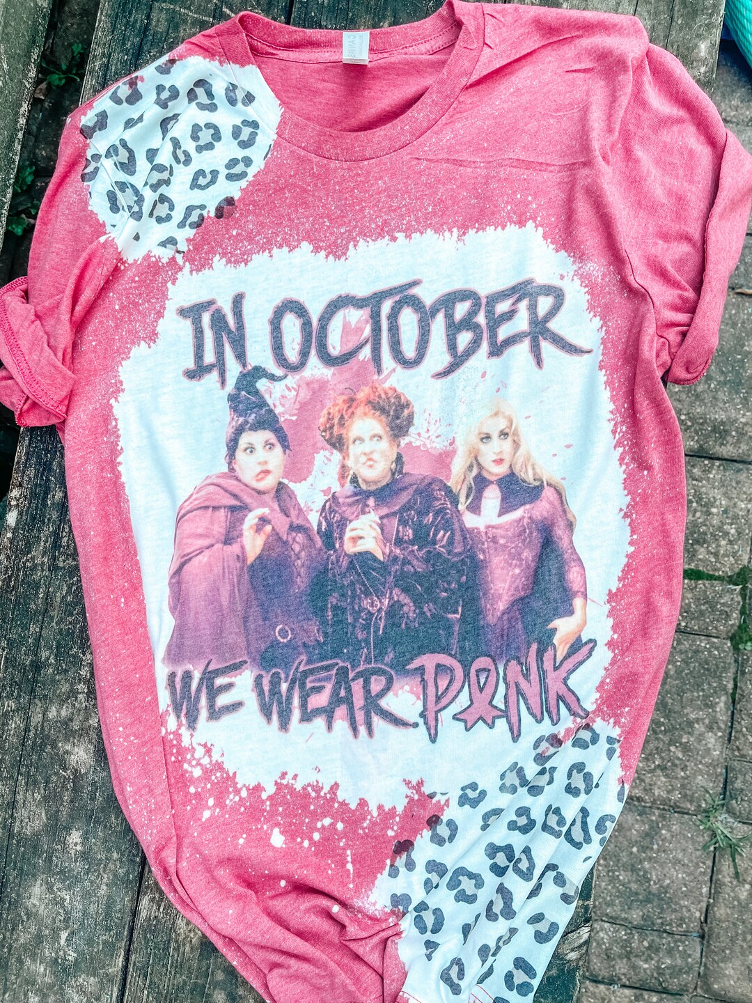 In October We Wear Pink Hocus Pocus Breast Cancer - Etsy