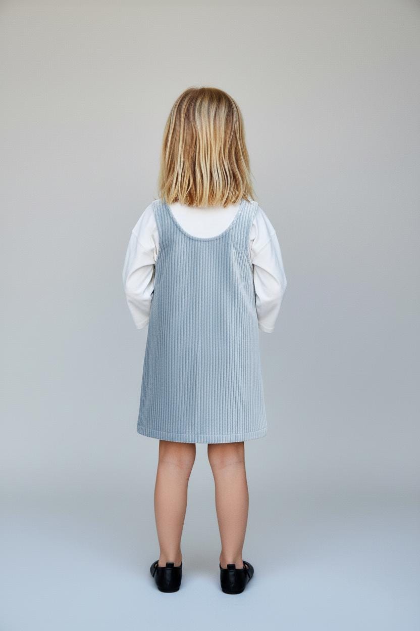 Girls Dress Sewing Pattern for Kids, Baby Girl Overall Dress Pattern ...