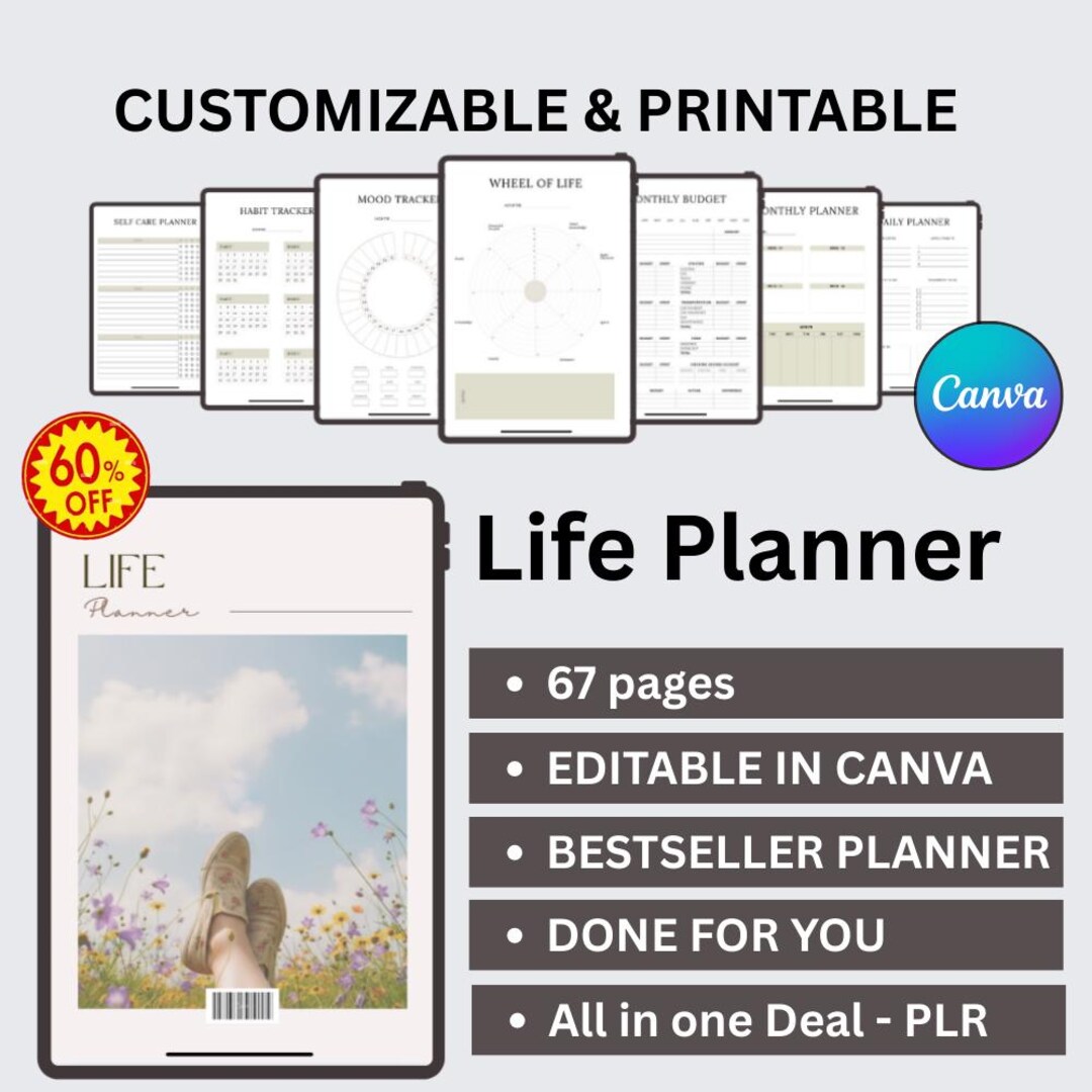 Ultimate Life Planner Bundle: 67-in-1 Comprehensive Planners for Goal ...