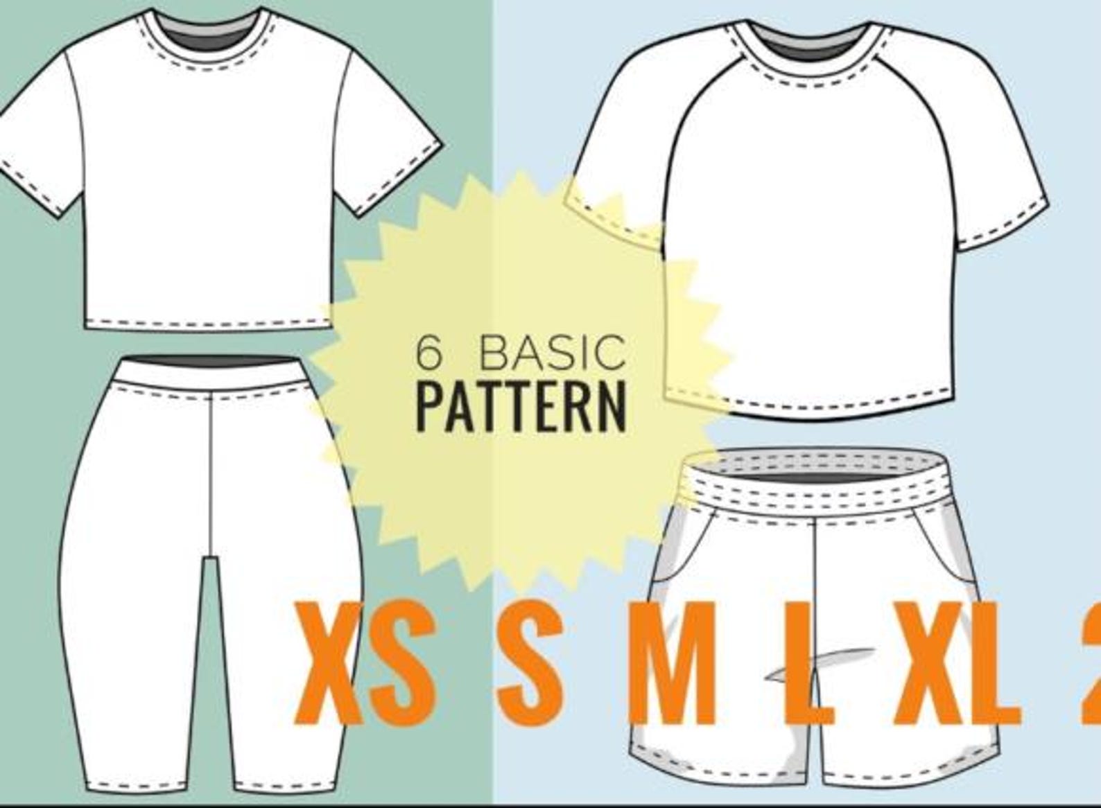 Basic PDF Sewing Patterns | Easy DIY Sewing Projects | Beginner ...