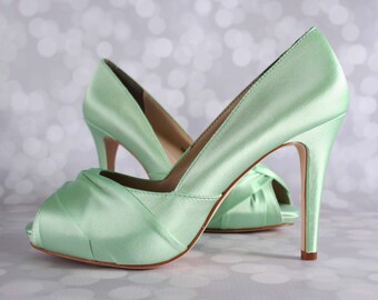 Mint green shoes | Etsy