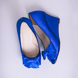 Wedding Shoes, Blue Wedding Shoes, Blue Wedge Shoes, Something Blue ...