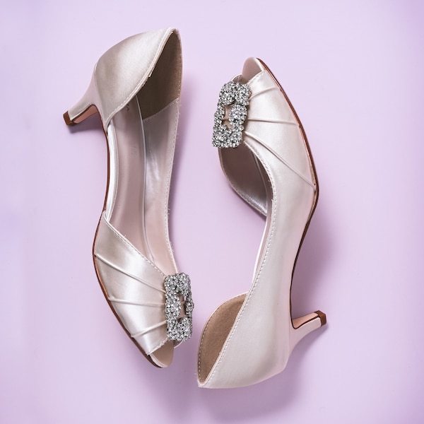 Bridal Shoes Low Heel - Etsy