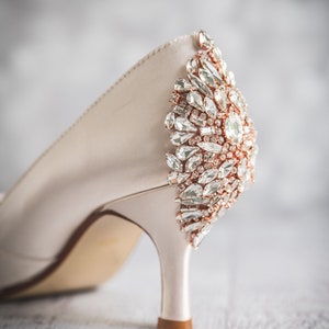 Blush Wedding Shoes, Pink Wedding Heels, Bling Bridal Shoes, Bride ...