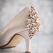 Blush Wedding Shoes, Pink Wedding Heels, Bling Bridal Shoes, Bride ...