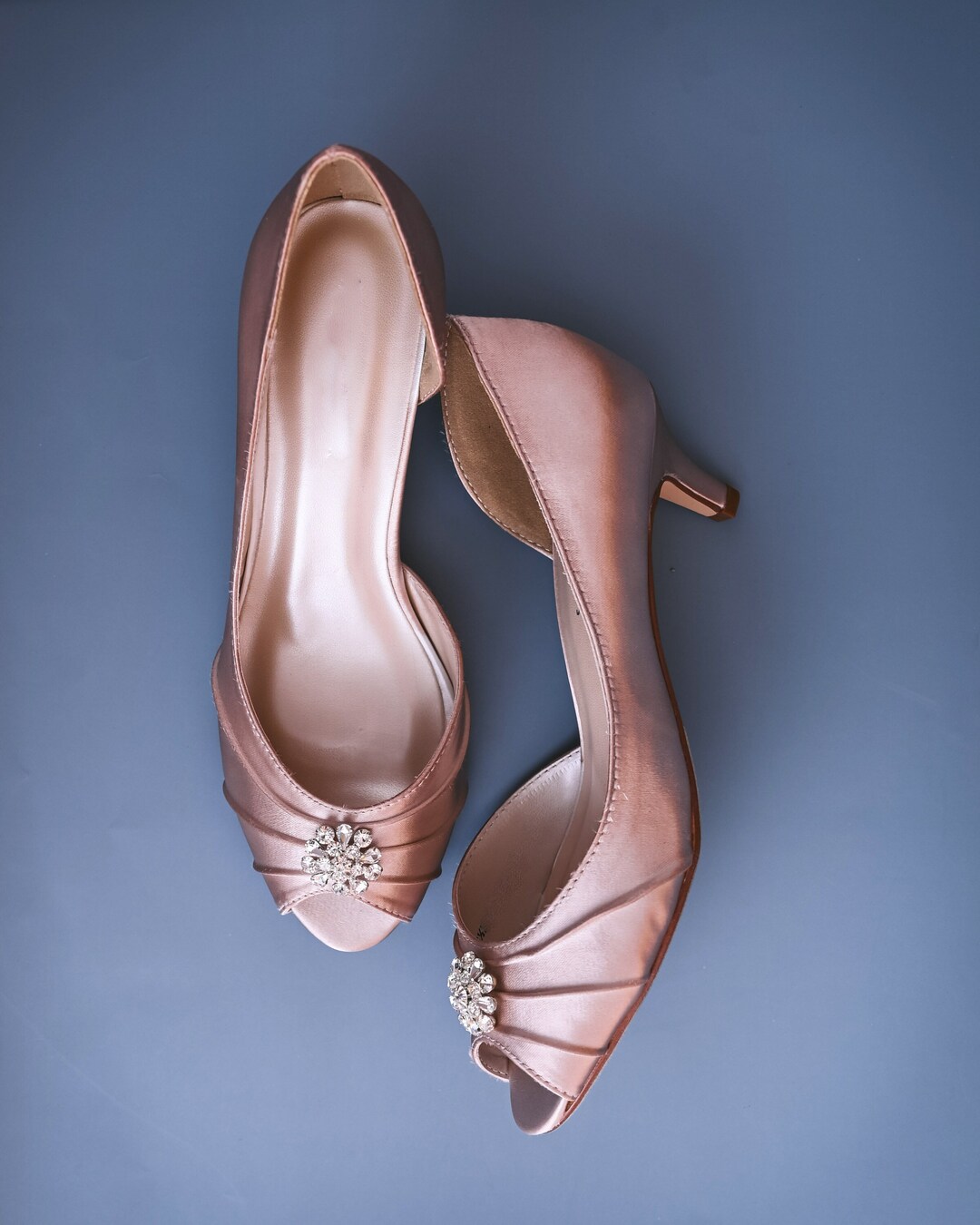 Simple Shoes for Bride, Custom Wedding Shoes, Blush Bridal Shoes ...