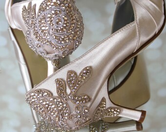 Sparkly Bridal Shoes | Etsy