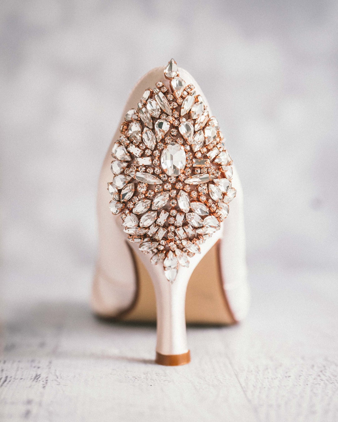 Blush Wedding Shoes, Pink Wedding Heels, Bling Bridal Shoes, Bride ...