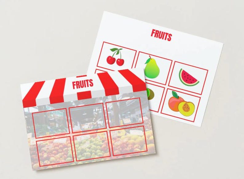 Grocery Store Sorting Activity Printable PDF | Food Categories Matching ...