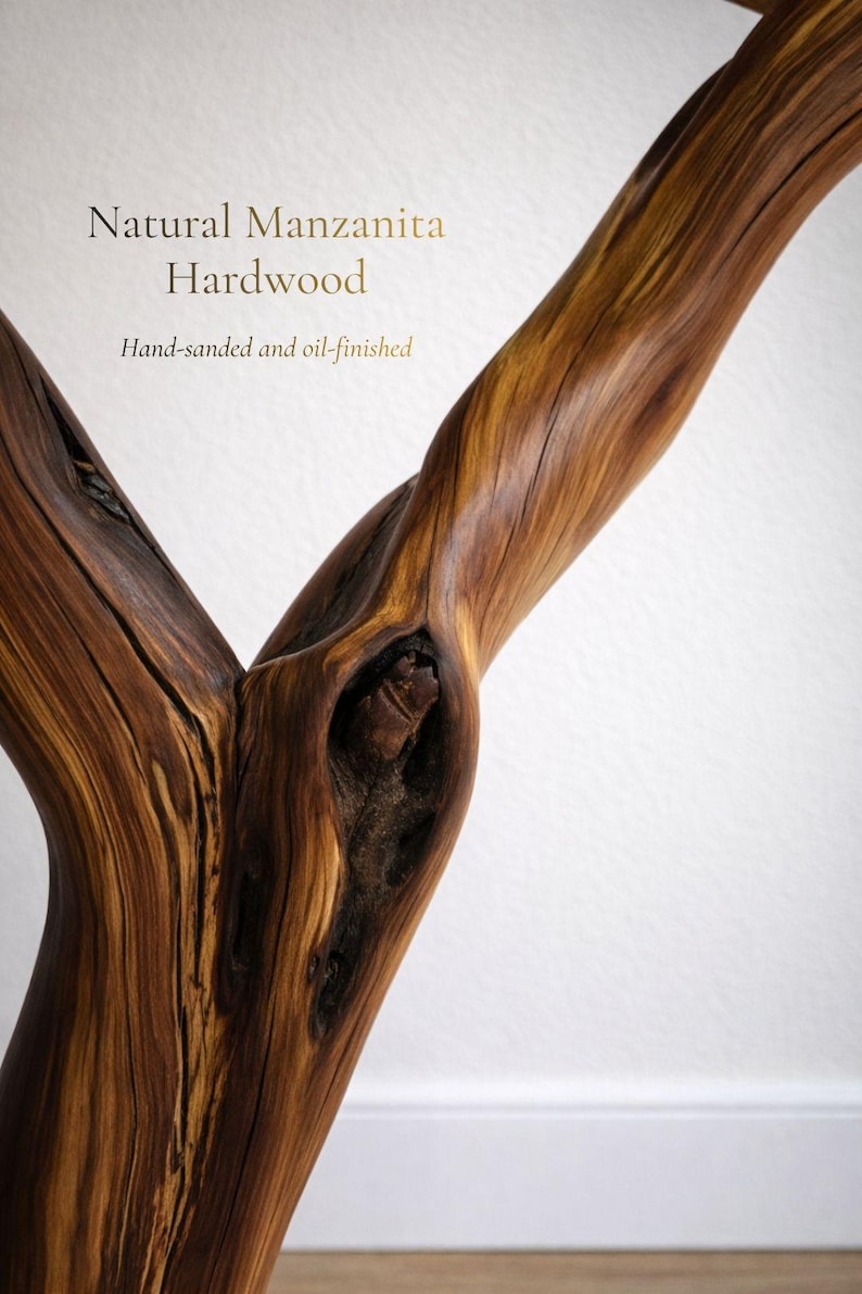 Wood Cat Tree, Modern Natural Manzanita Cat Tower, Handmade in Oregon ...