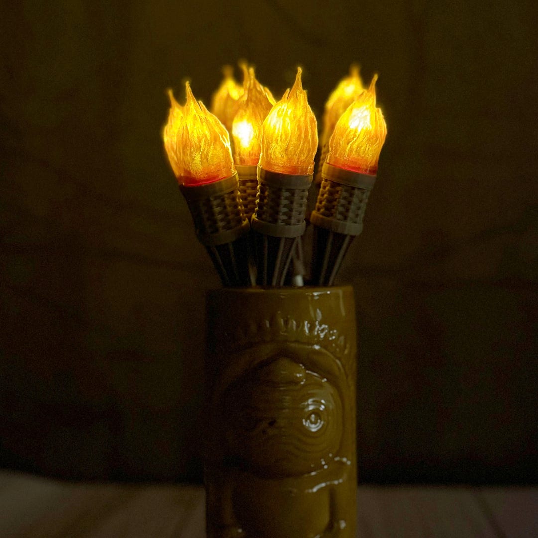 Tiny Tiki Torch - Etsy