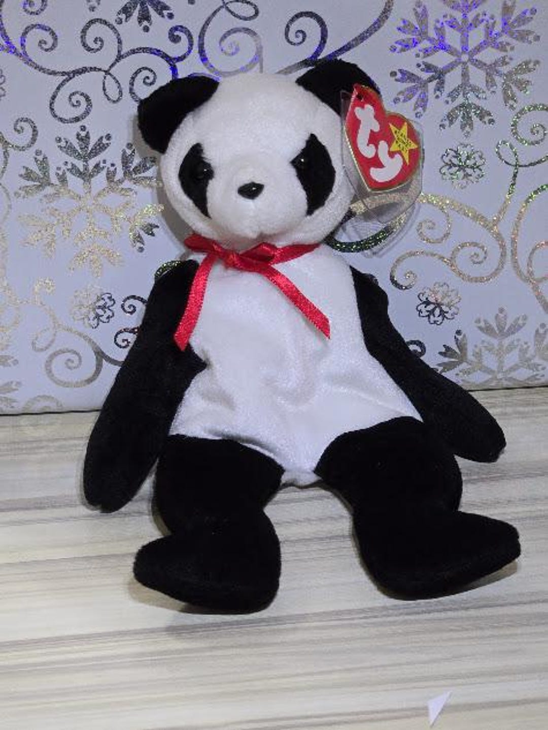 TY Beanie Baby Fortune Panda Rare With Tag Errors - Etsy