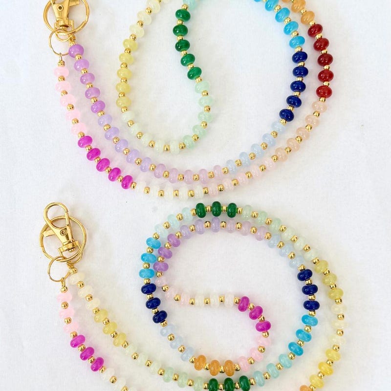 Custom Rainbow Lanyards - Etsy