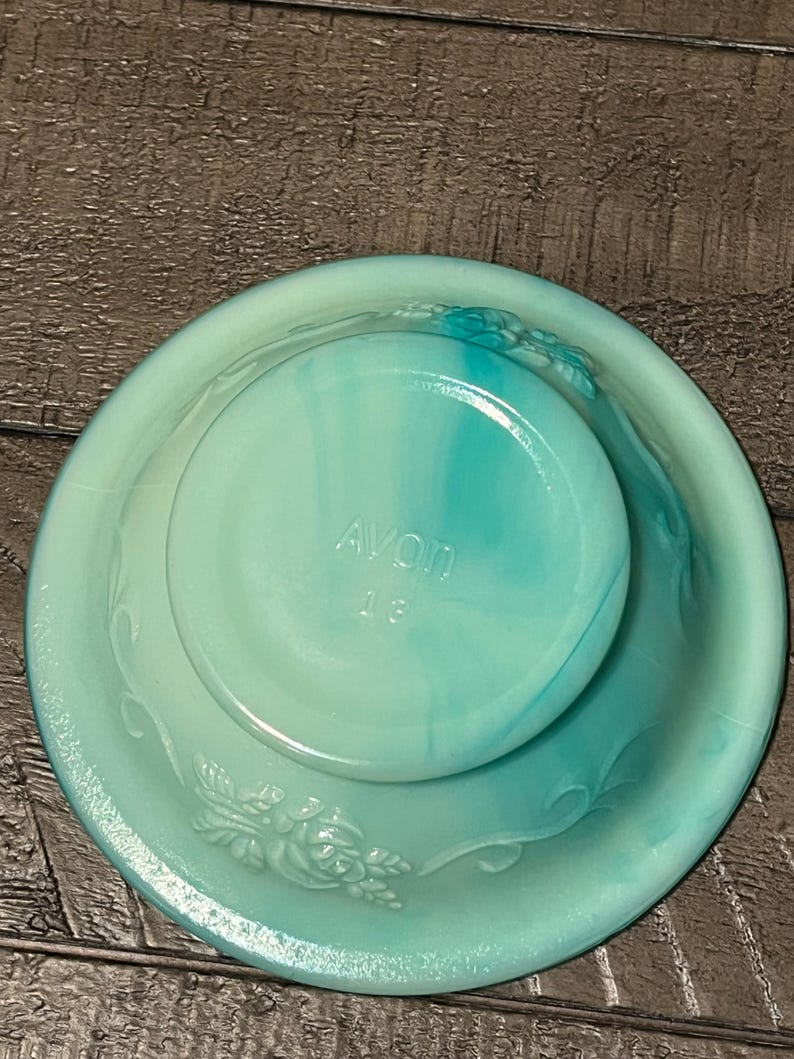 Vintage Avon Jadeite Green Slag Glass Pitcher & Basin Set - Etsy