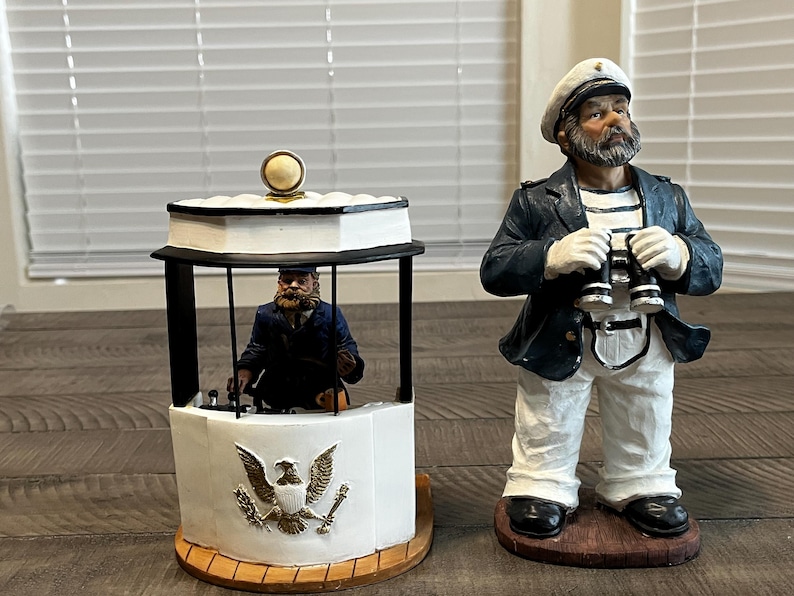 Nautical Nostalgia: Vintage "old Salts" Captain & Pilot House Set (1998 ...