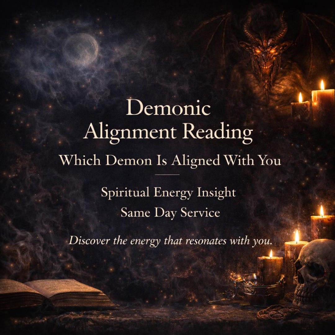Demonic Alignment Reading | Which Demon is Aligned With You | Spiritual ...